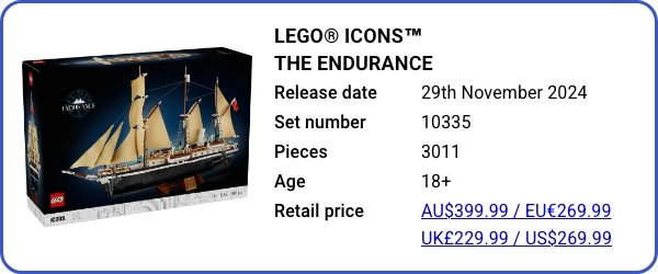 Review: LEGO Icons The Endurance (10335)