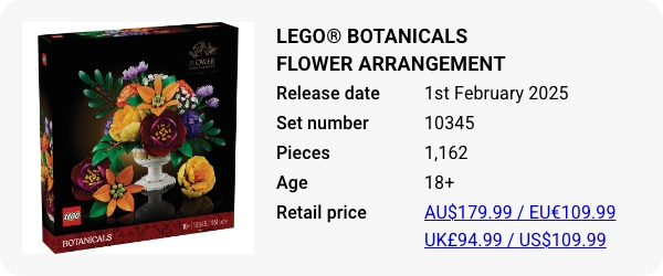 All The LEGO Botanicals Set Releases In 2025