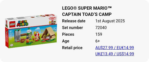 Every LEGO Super Mario & Mario Kart Set Releasing In 2025