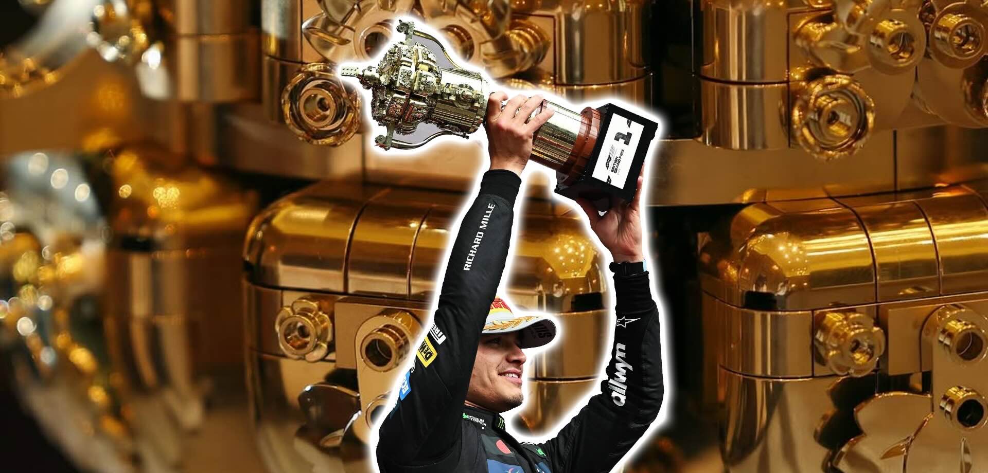 LEGO F1 Trophy for the winners of the 2025 British Grand Prix