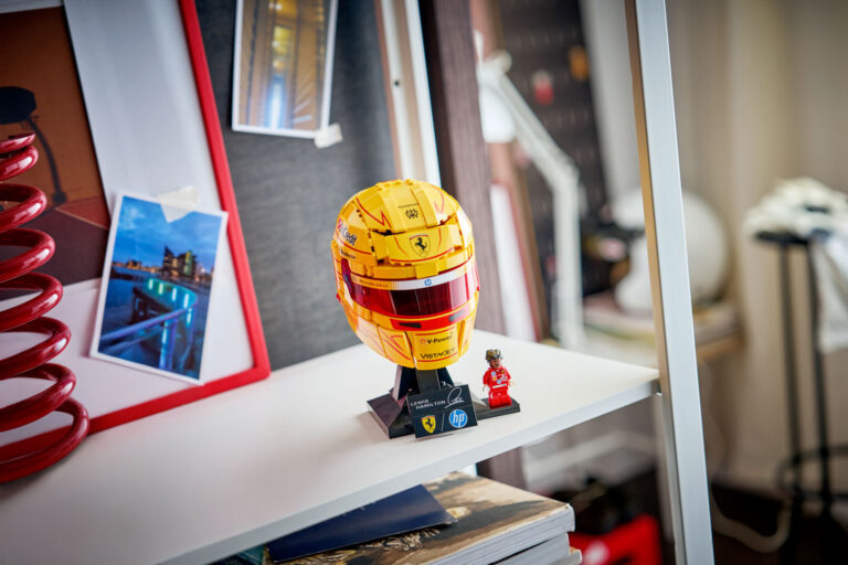 News: LEGO F1 Ferrari Charles Leclerc & Lewis Hamilton Helmets